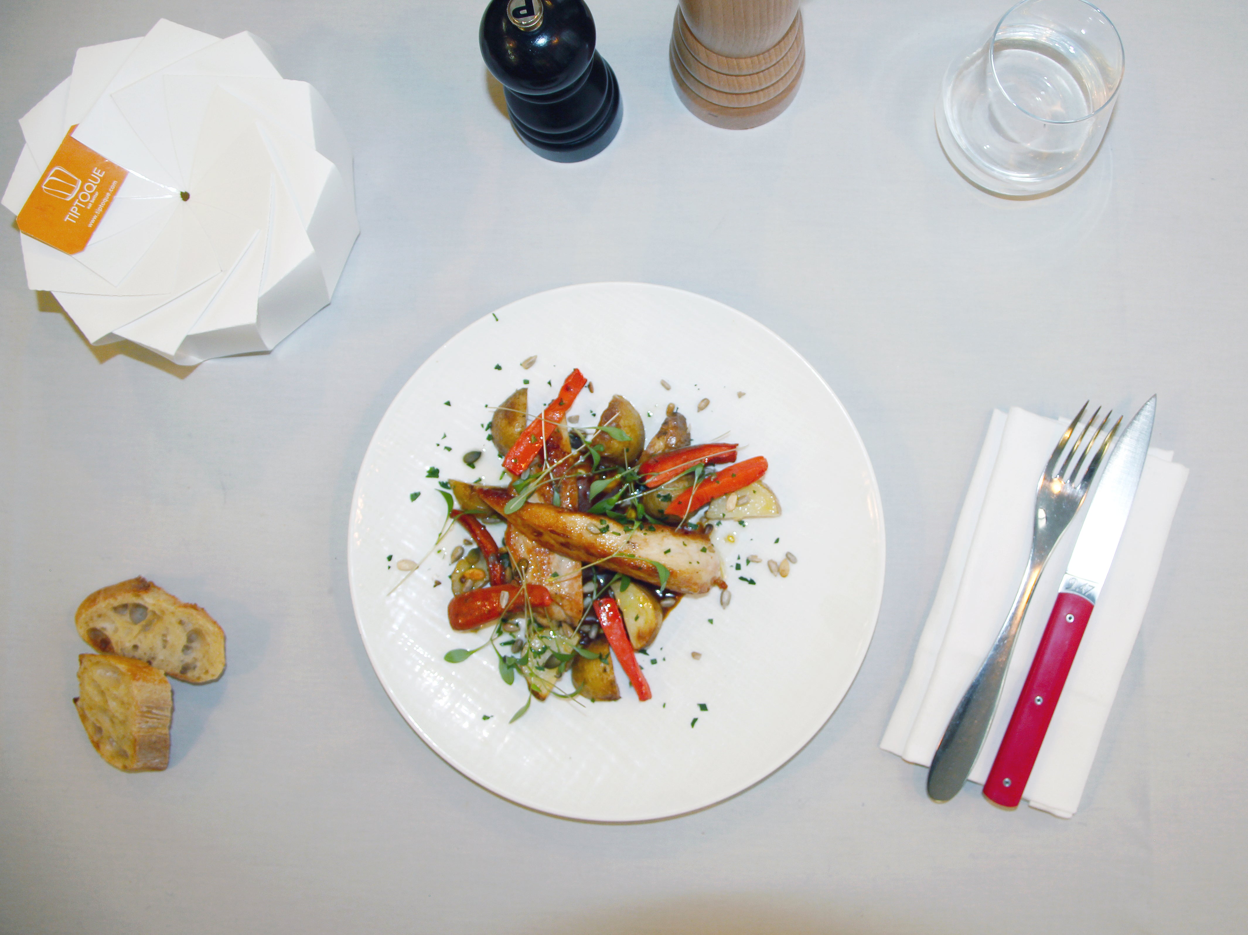 Le menu Encore – Tiptoque